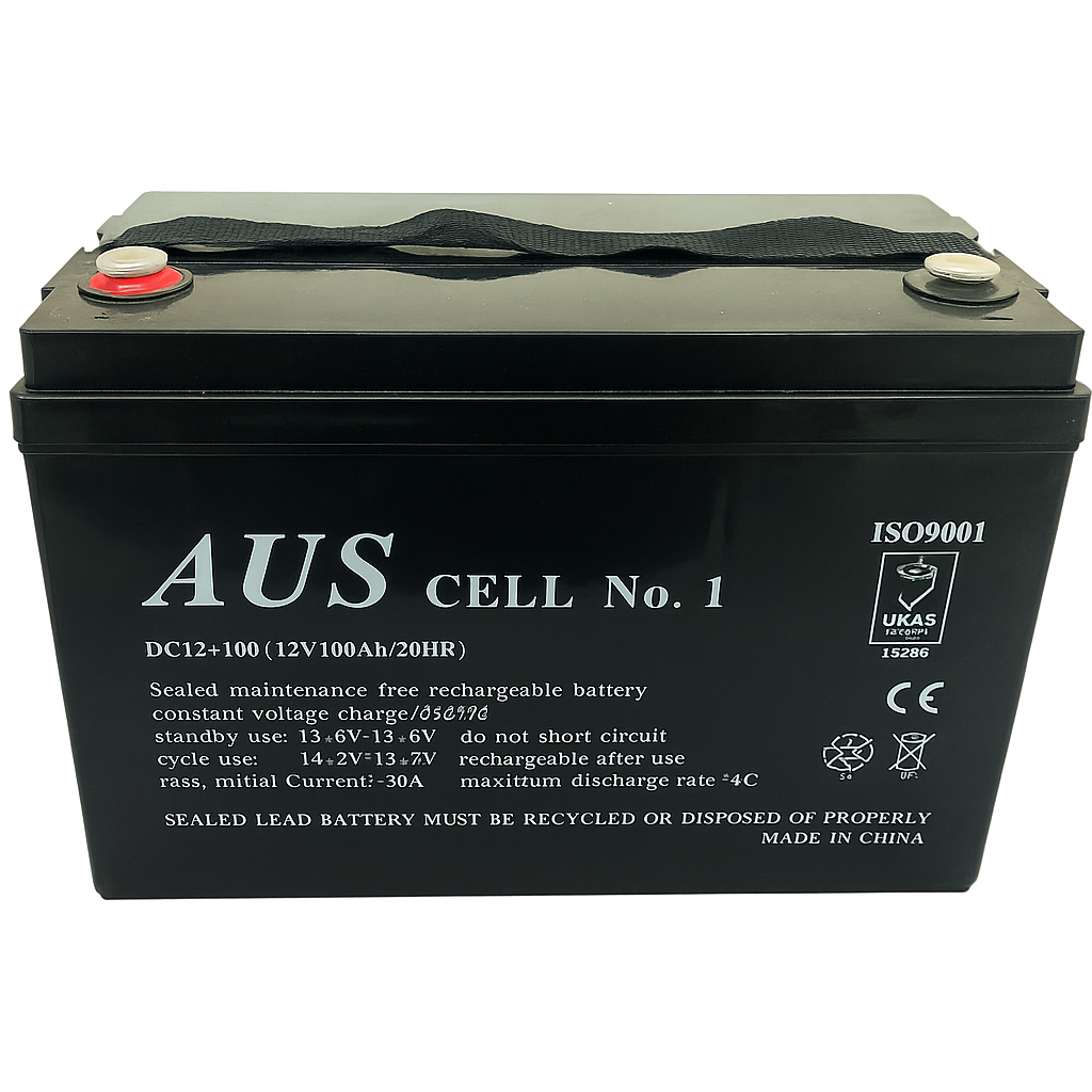 Auscell 12V 100aH Deep Cycle AGM BATTERY