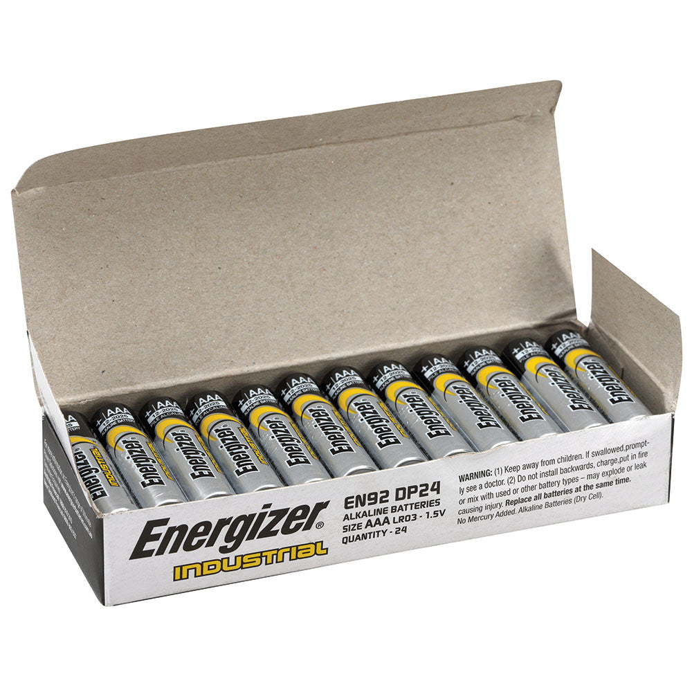 Energizer AAA Batteries Industrial Bulk Box of 24 - EN92-24