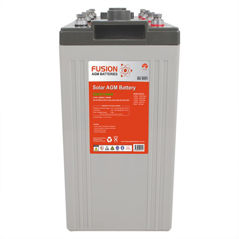 Fusion Solar AGM 2V Solar Battery CBS2V1350AH