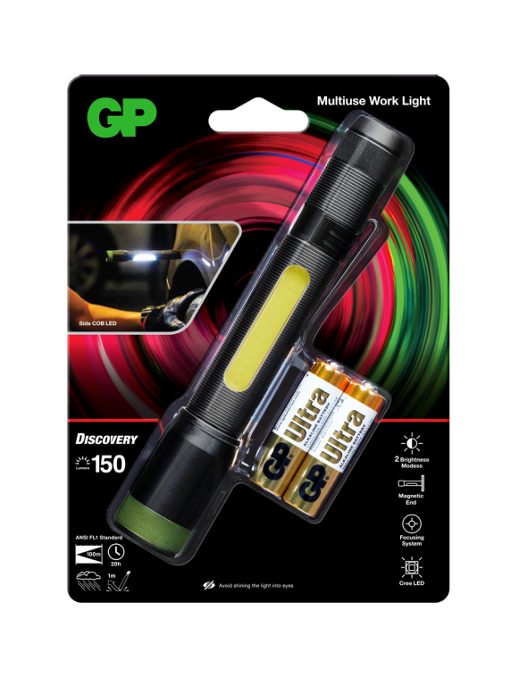 GP Discovery 150Lm LED Torch