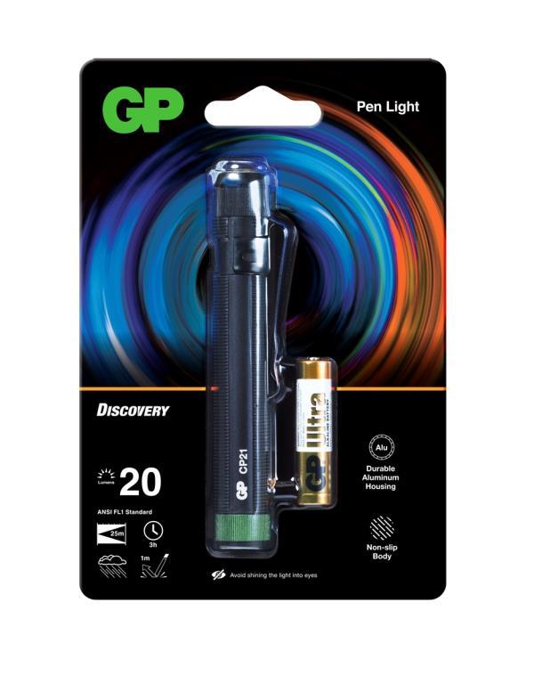 GP Discovery 20Lm LED Torch