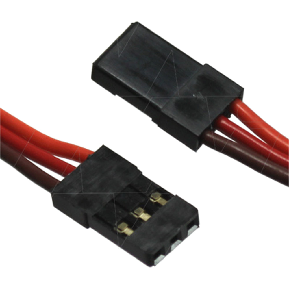 JR-Hitech Male Connector C-W Leads 300mm STRIP & TIN.