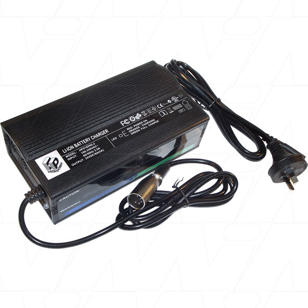 115-240VAC 29.4VDC 7 cell 5A LiIon/Li-Polymer Battery Charger + 5 Pin