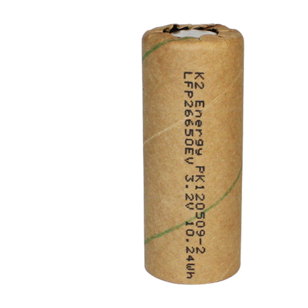 K2 Energy 26650 3.2Ah LiFePO High Capacity Battery