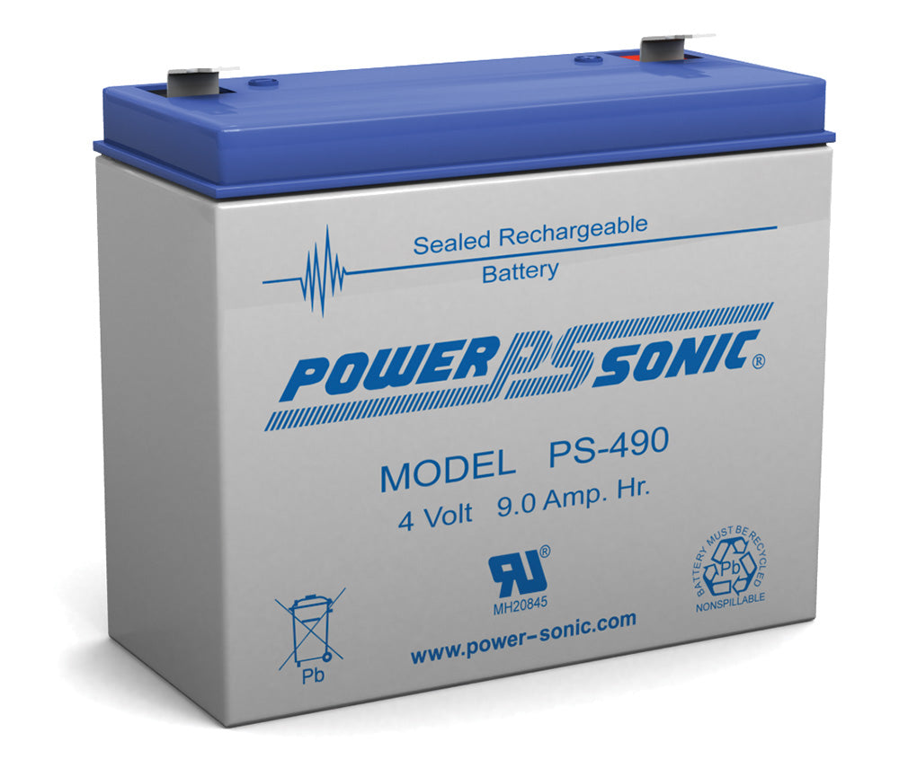 Power-Sonic PS Series Battery PS 4 volt 9 ah PS490