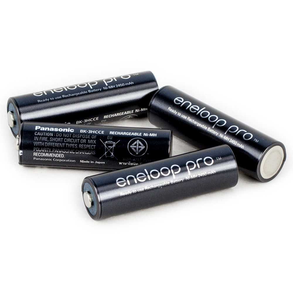 Eneloop Pro Aa 2450mah Nimh Bulk Black High Capacity
