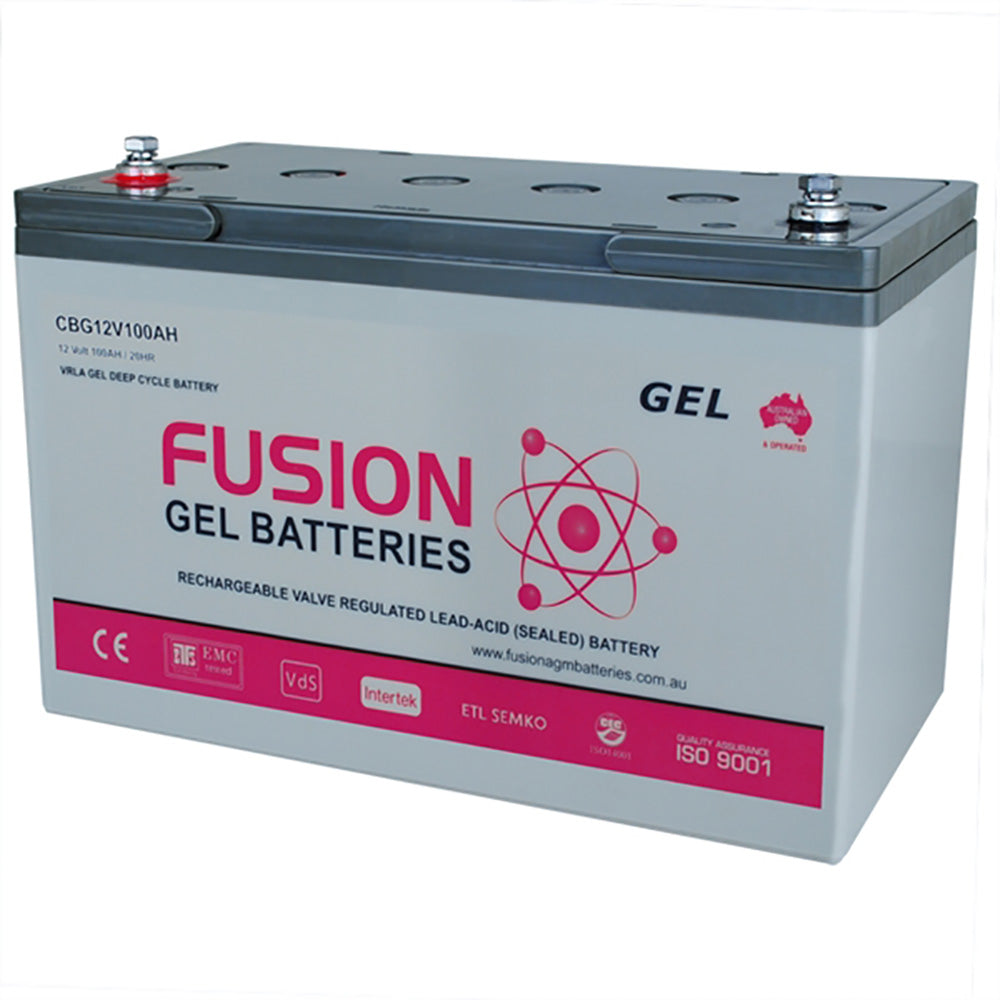 Fusion 12V 96Ah Deep Cycle Gel Battery