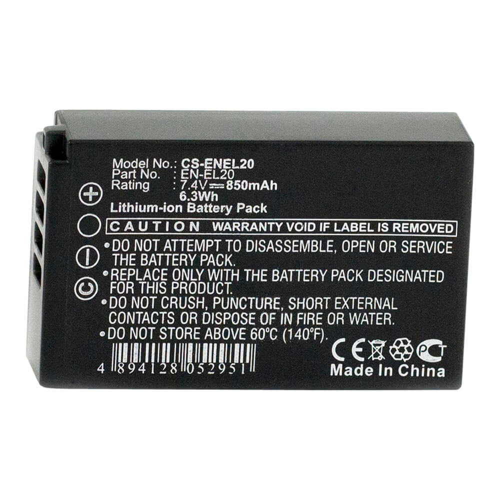 NIKON EN-EL20 7.4V 850mAh Li-ion